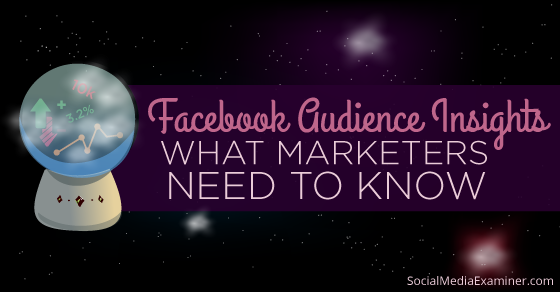 How to Use Facebook Audience Insights: What Marketers Need to Know ...
