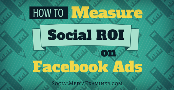 How to Measure Social ROI on Facebook Ads : Social Media Examiner
