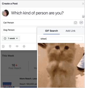 How to Run Facebook Polls With Animated GIFs : Social Media Examiner