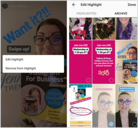 How to Use Instagram Story Highlights for Business : Social Media Examiner