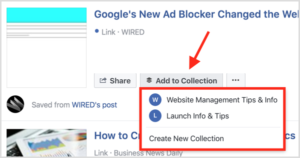 How to Use Facebook Collections to Manage Curated Content : Social ...