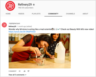 How to Use the YouTube Community Tab to Engage Subscribers : Social ...