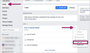 How to Use Facebook Group Units to Organize Your Content : Social Media ...