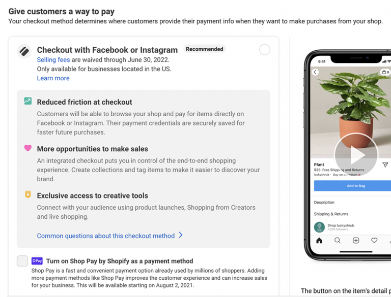 Instagram Shops and Facebook Shops Setup Tutorial for 2022 : Social ...