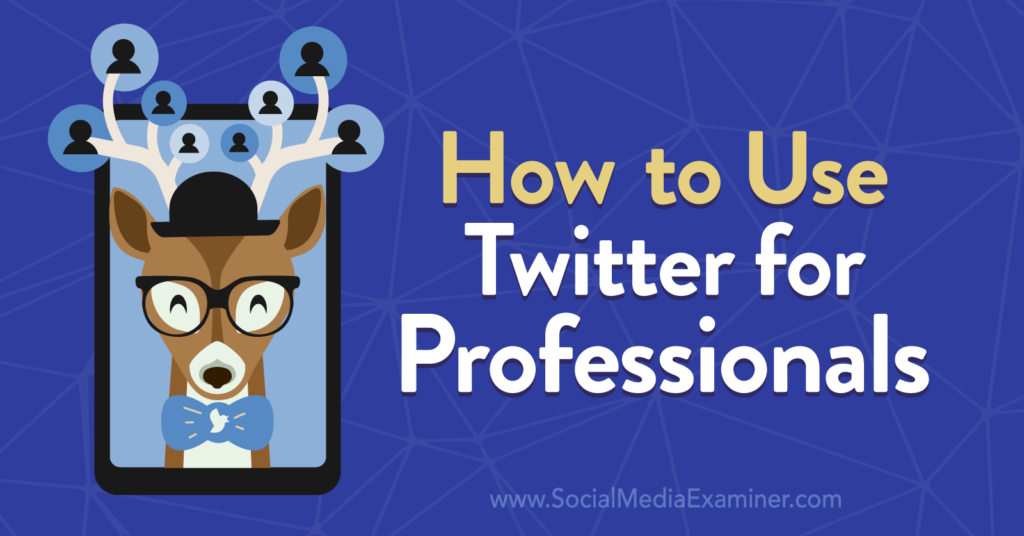 How to Use Twitter for Professionals : Social Media Examiner