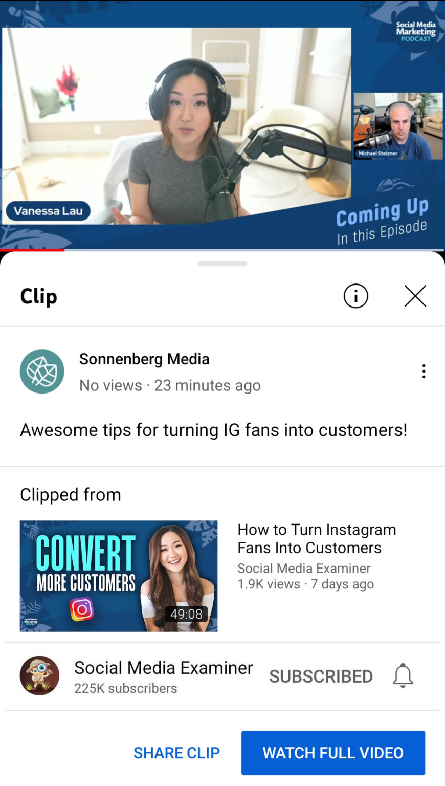 How to Make YouTube Clips : Social Media Examiner