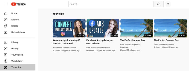 How to Make YouTube Clips : Social Media Examiner