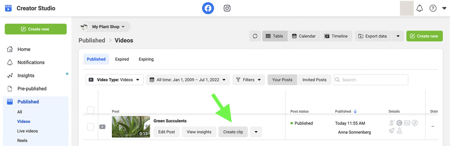 Using Creator Studio to Make and Schedule Facebook Reels : Social Media ...