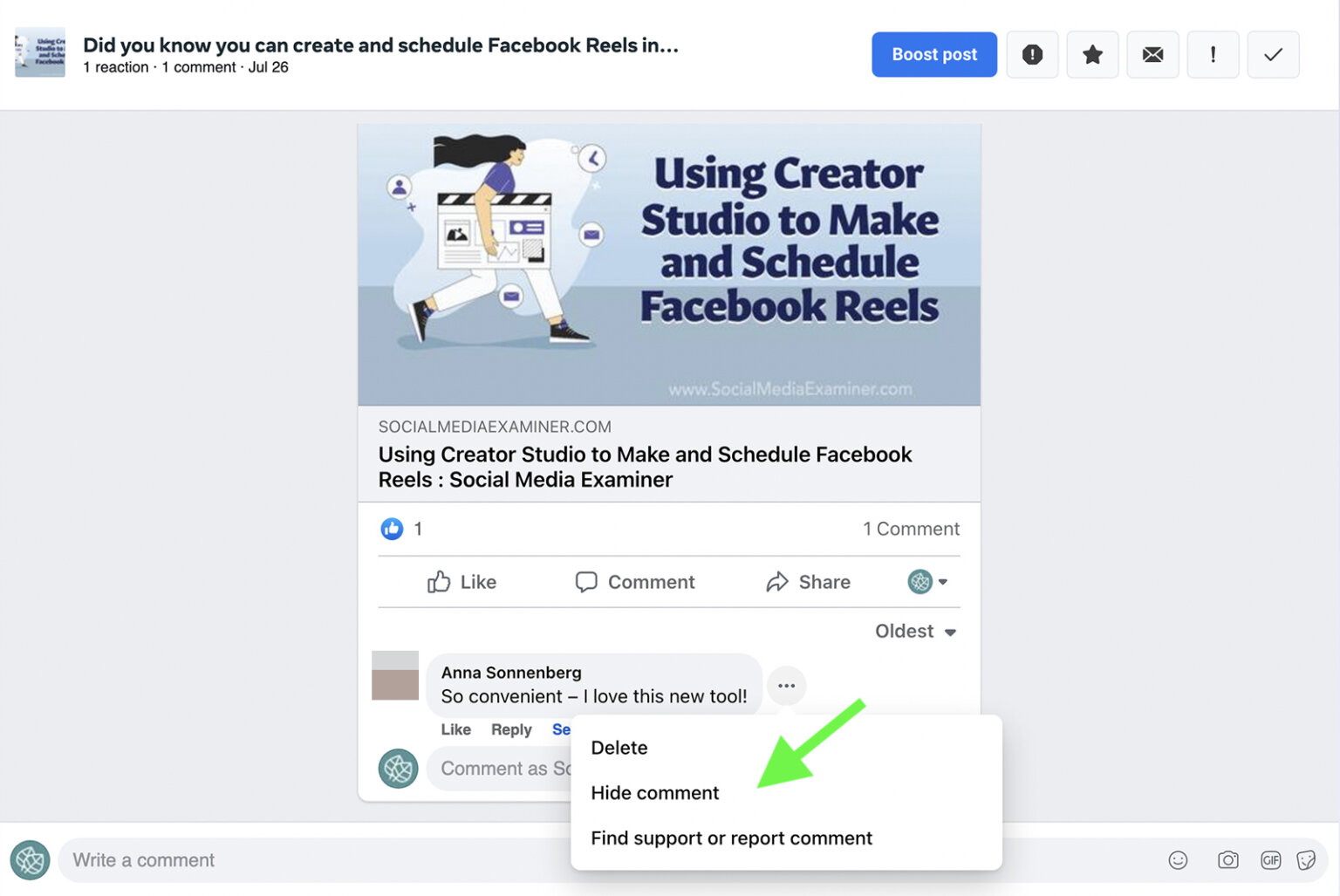 Helpful Tools to Manage and Moderate Facebook Conversations : Social ...