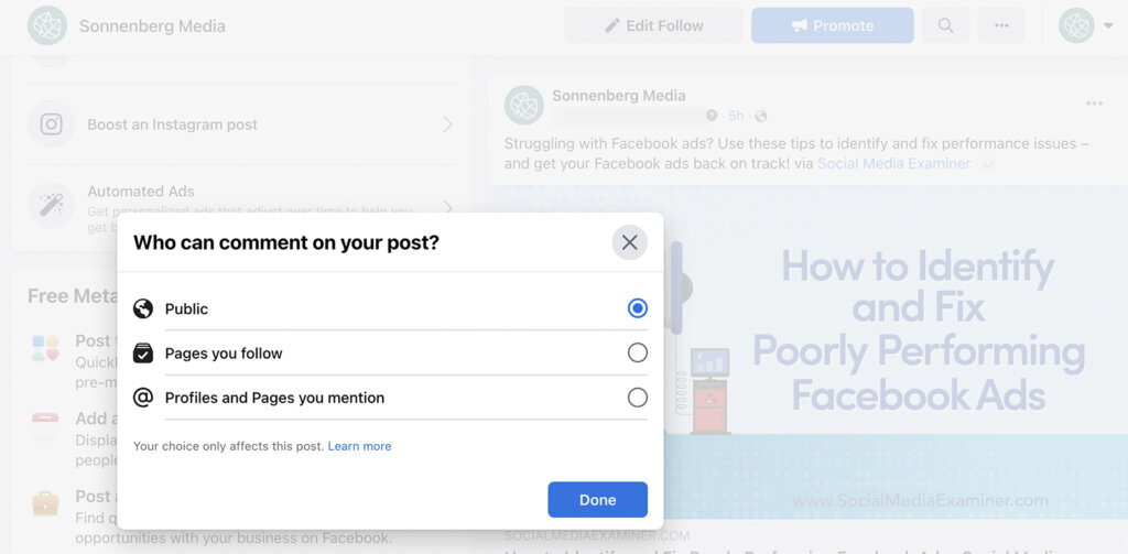 Helpful Tools to Manage and Moderate Facebook Conversations : Social ...