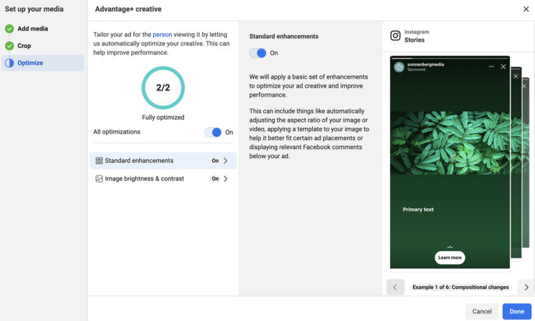 How to Optimize Instagram and Facebook Ads With Meta Advantage : Social ...
