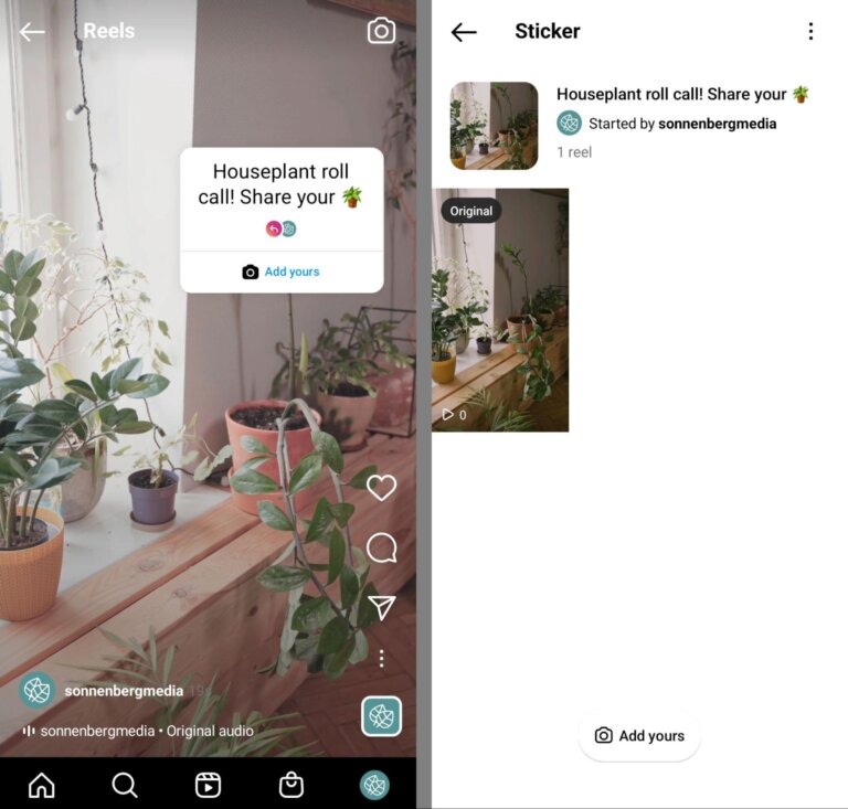 How to Use the Instagram Add Yours Sticker in Marketing : Social Media ...