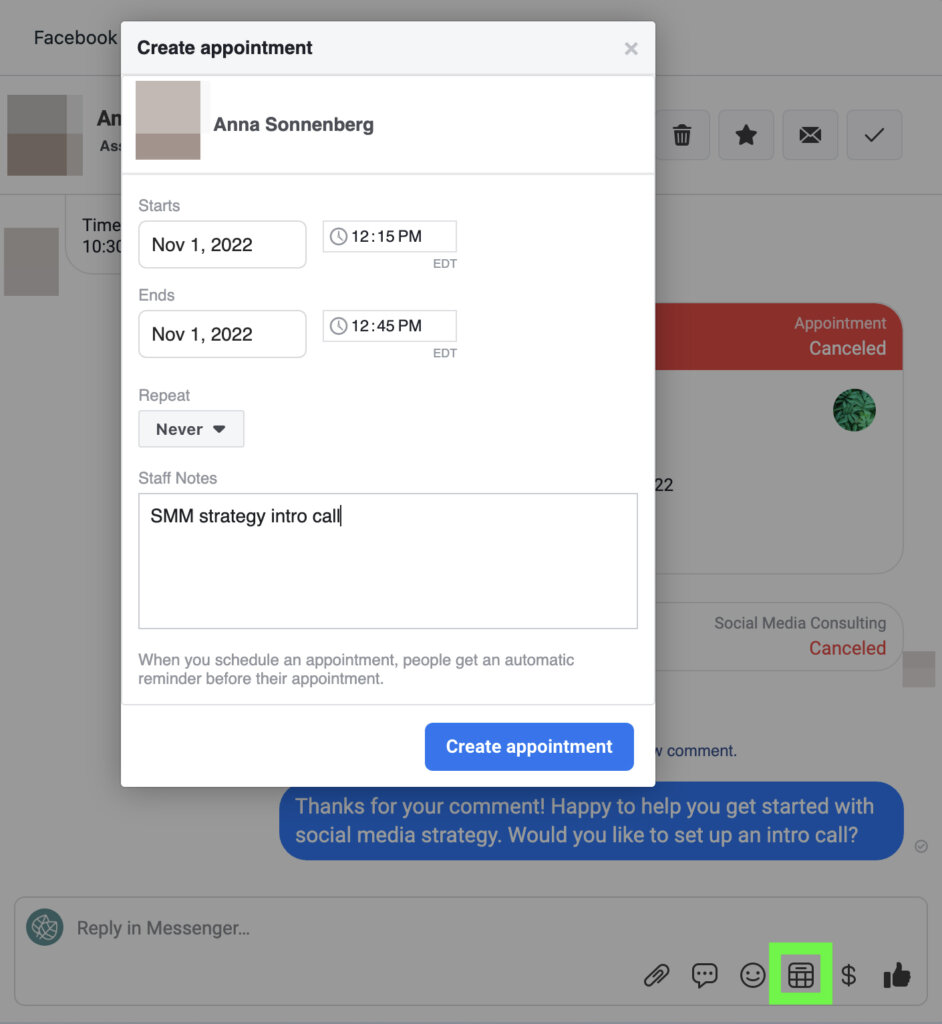 How to Book Customer Appointments on Facebook : Social Media Examiner