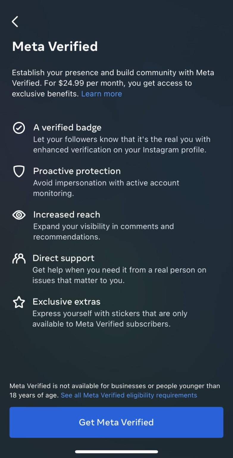 Meta Verified: How to Verify Your Instagram and Facebook Accounts ...