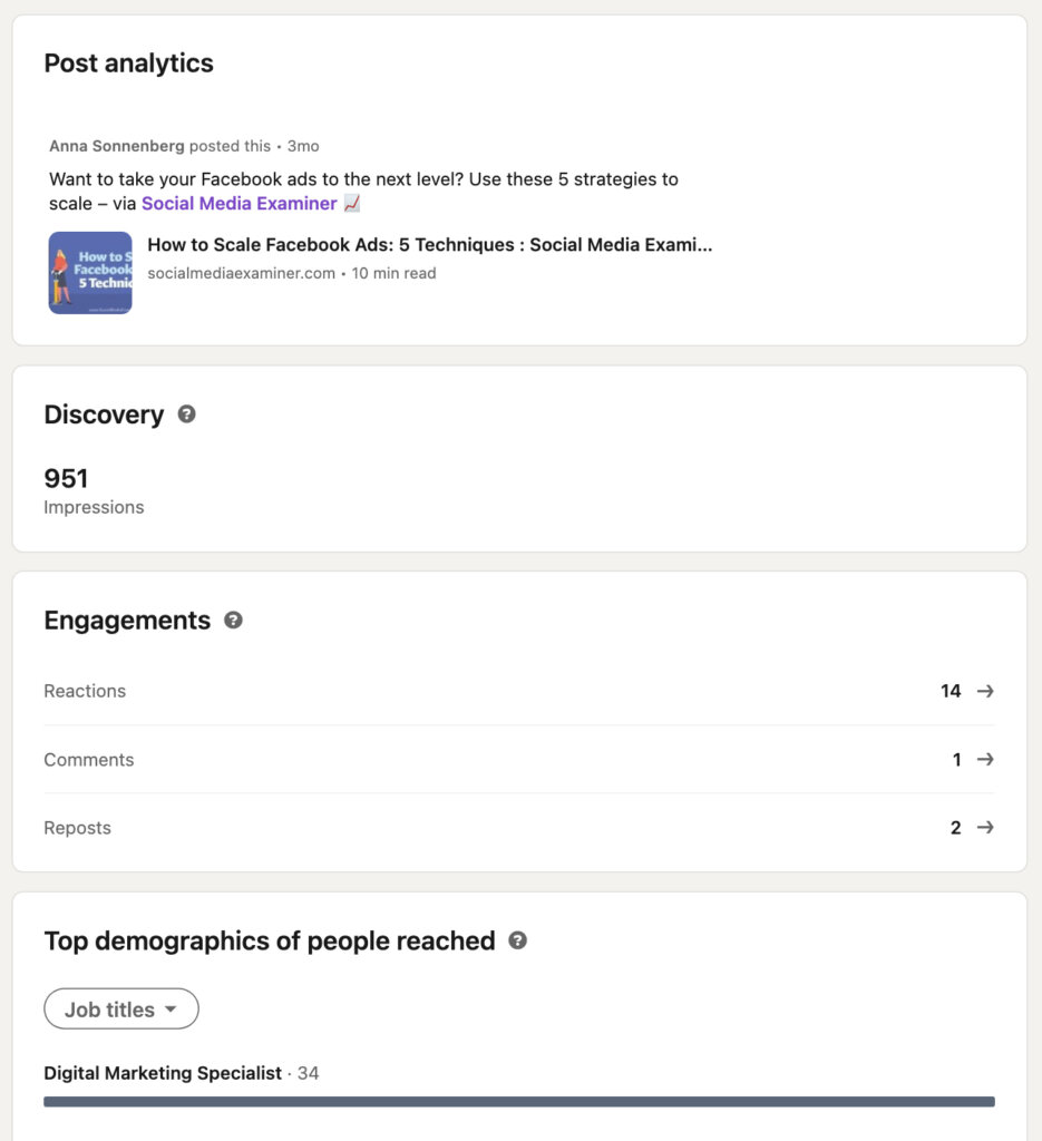 LinkedIn Analytics: How to Know What Works : Social Media Examiner