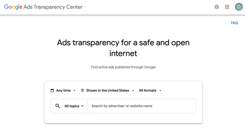 How to Research Your Competition With Google Ads Transparency Center ...