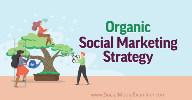 Organic Social Marketing Strategy : Social Media Examiner